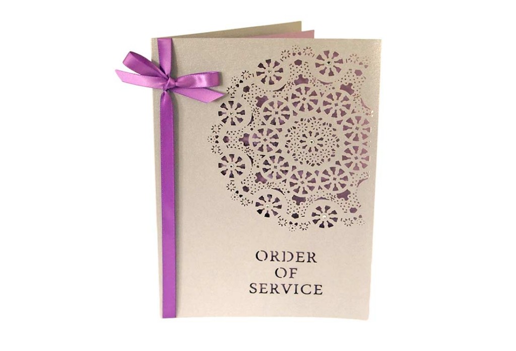 Order of Service | Intricate Creations