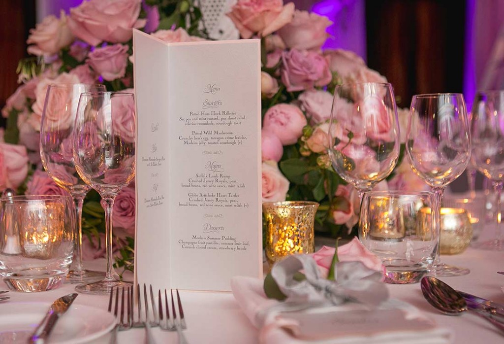 Laser Cut and Engraved Wedding Menus | Intricate Creations