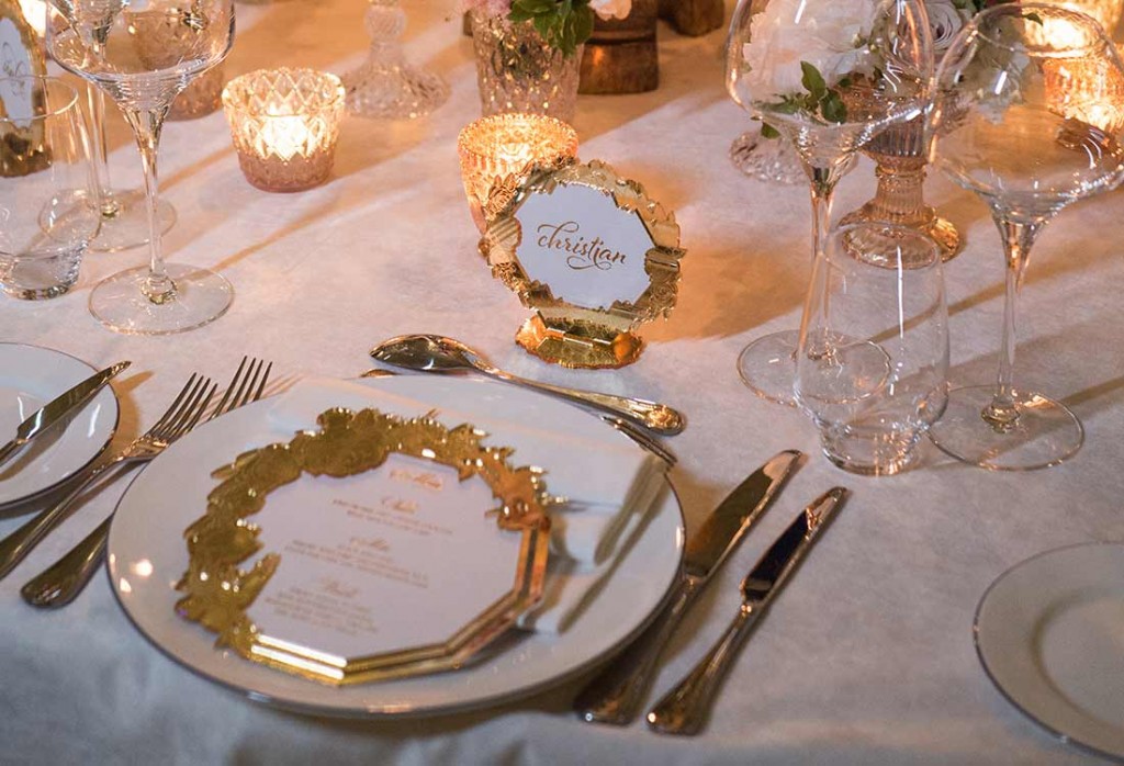 Laser Cut and Engraved Wedding Menus | Intricate Creations